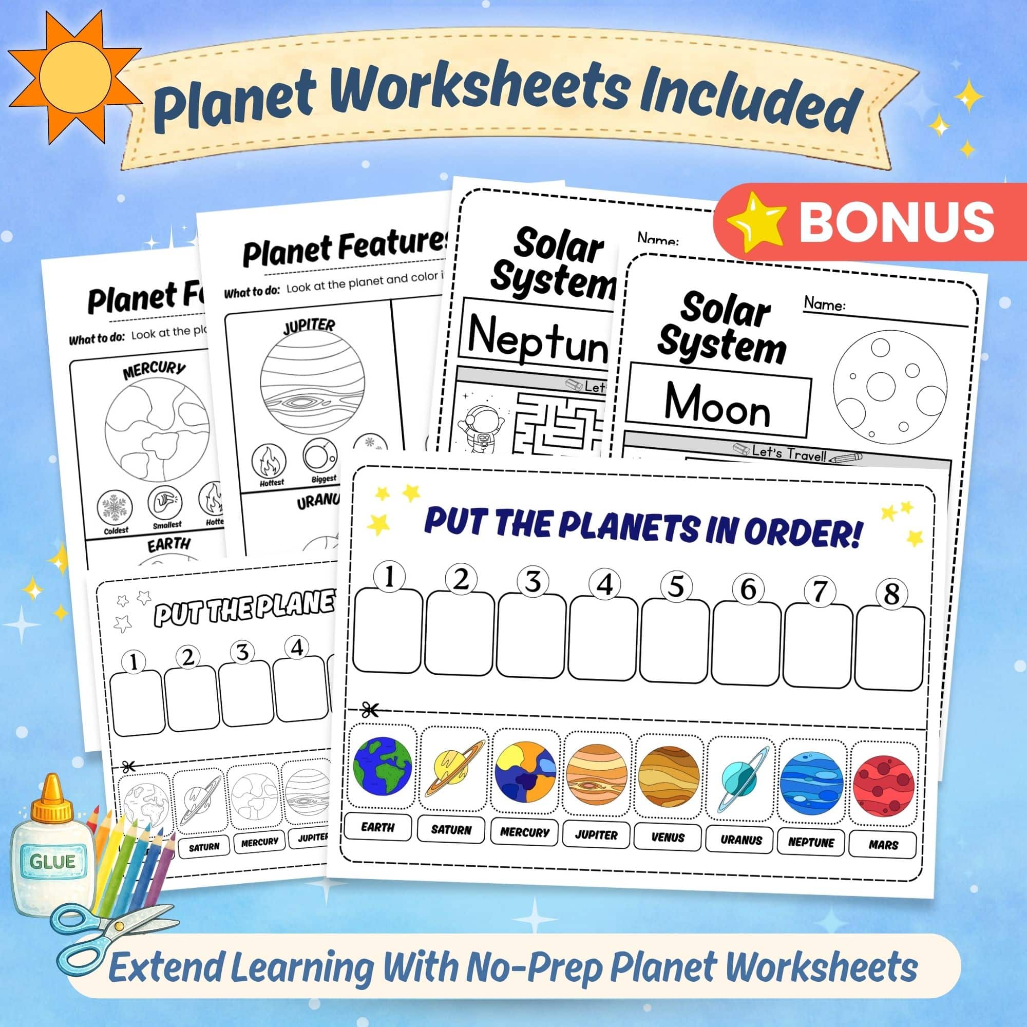 Solar System Mega Bundle – Hands-On Planet Crafts for Preschool ...