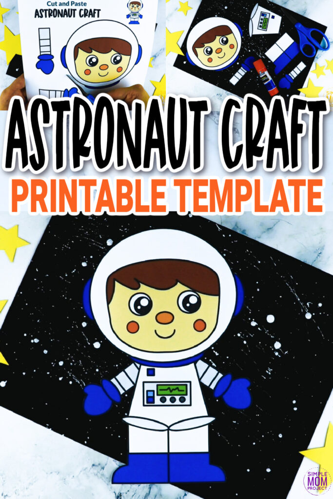 Digital Printable Astronaut Cut and Paste Craft for Any Age Group ...