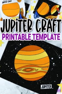 Jupiter Cut and Paste Printable Craft | Printable | Jupiter Activity ...