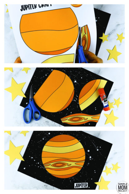 Jupiter Cut and Paste Printable Craft | Printable | Jupiter Activity ...