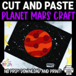 Mars Craft Cut and Paste Printable Templates - Simple Mom Project Store