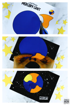 Mercury Printable Digital Download Craft | Mercury Space Explorer ...