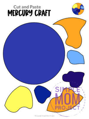 29 Solar System Planet Cut and Paste Printable Craft Templates: The ...