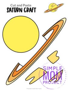 29 Solar System Planet Cut and Paste Printable Craft Templates: The ...