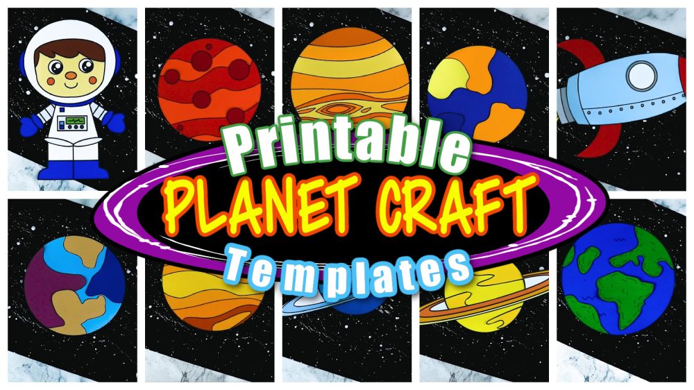 29 Solar System Planet Cut and Paste Printable Craft Templates: The ...