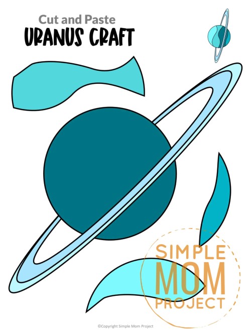 Planet & Space Crafts – 14 Full-Color Printable Cut & Paste Templates ...