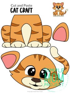 15 Full Colored Farm Animal Cut and Paste Instant Printable Crafts ...