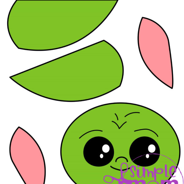 Easy and Fun Baby Yoda Paper Bag Puppet Craft Printable Template ...