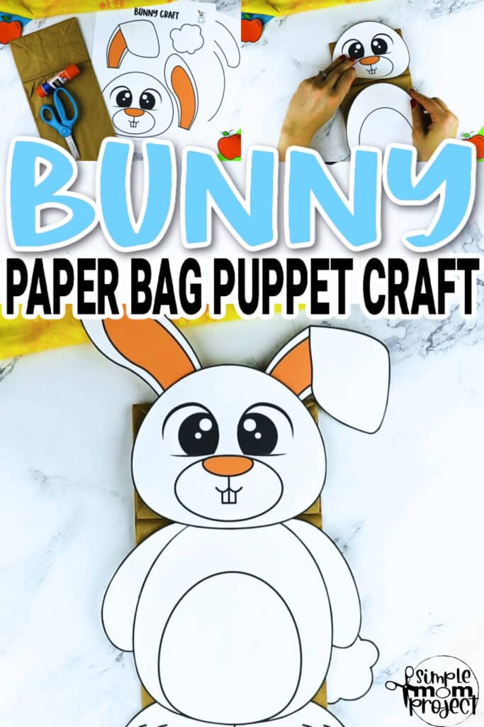 Bunny Rabbit Paper Bag Puppet Craft Printable Template – Simple Mom ...
