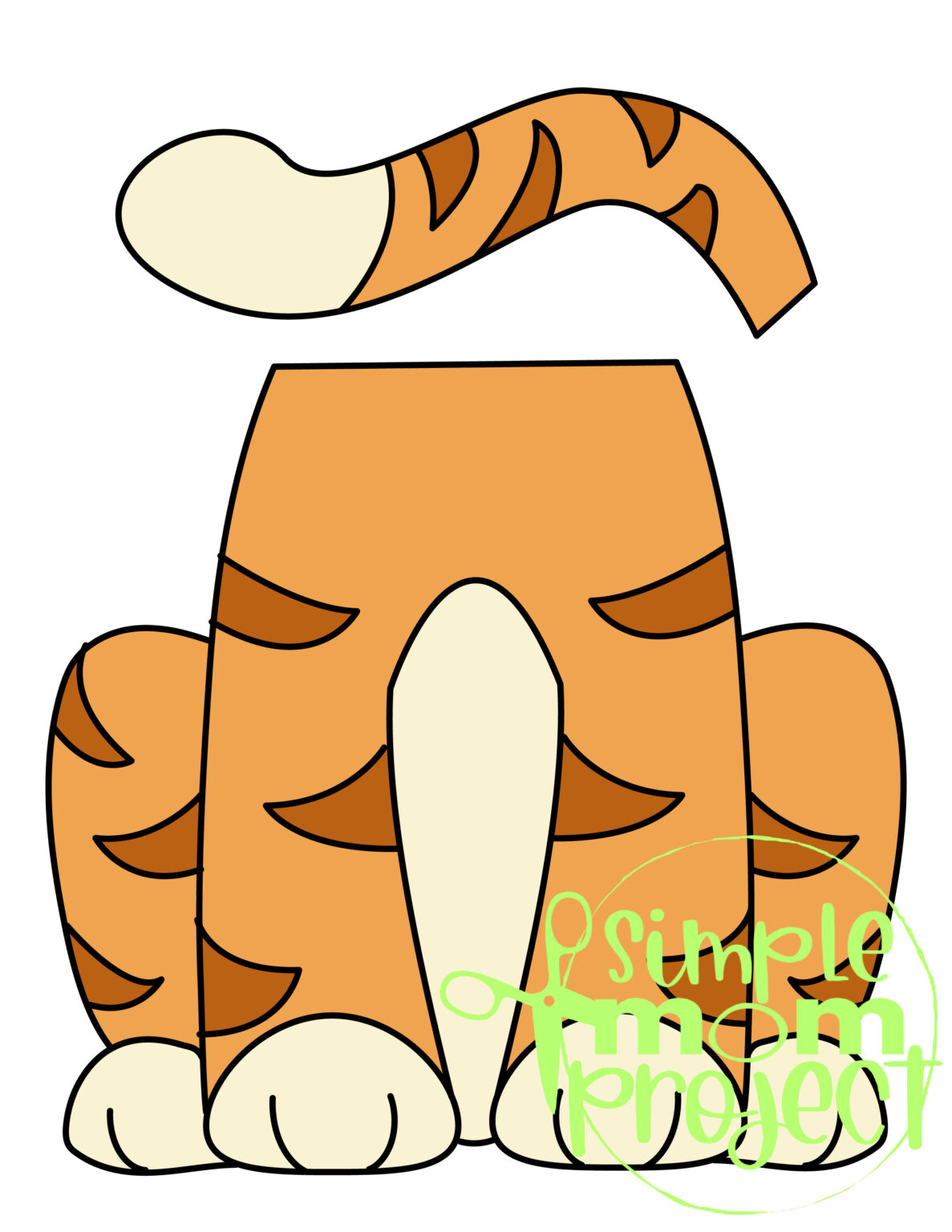 Cat Paper Bag Puppet Craft Template – Simple Mom Project Store