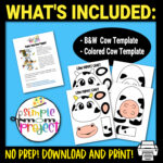 Cow Paper Bag Puppet – Printable Craft Template for Kids – Simple Mom ...
