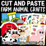 Ultimate Farm Animal Cut and Paste Crafts - Simple Mom Project Store
