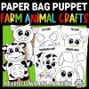 Pig Paper Bag Puppet Craft Template - Simple Mom Project Store