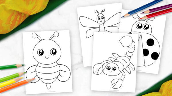 11 Bug and Insect Template Instant Printables – Simple Mom Project Store