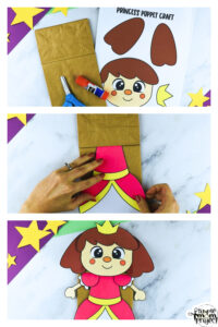 Easy and Adorable Princess Puppet Paper Bag Craft Instant Printable ...