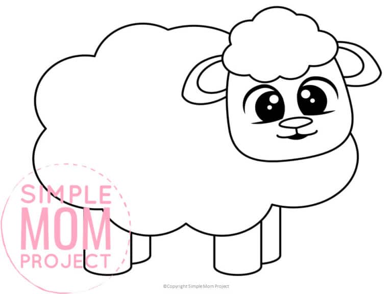 Farm Animal Templates – 15 Printable Coloring & Craft Activities for ...