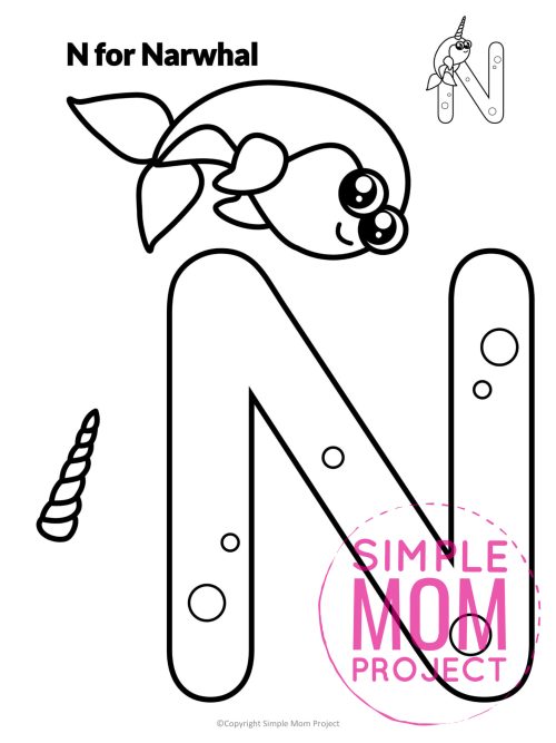 Uppercase Alphabet Crafts – 26 Black & White Printable Cut & Paste ...