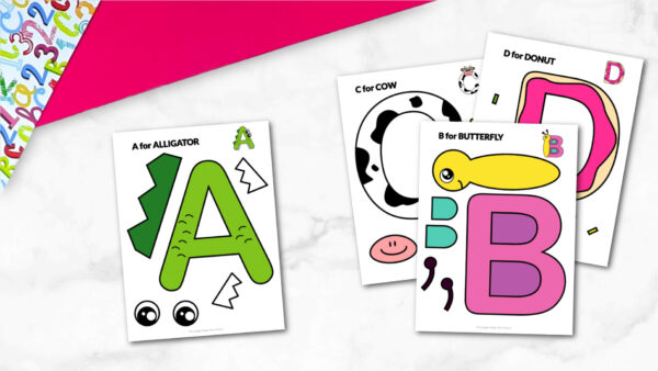 54 ULTIMATE Alphabet Cut and Paste Craft Printable Templates | Full ...