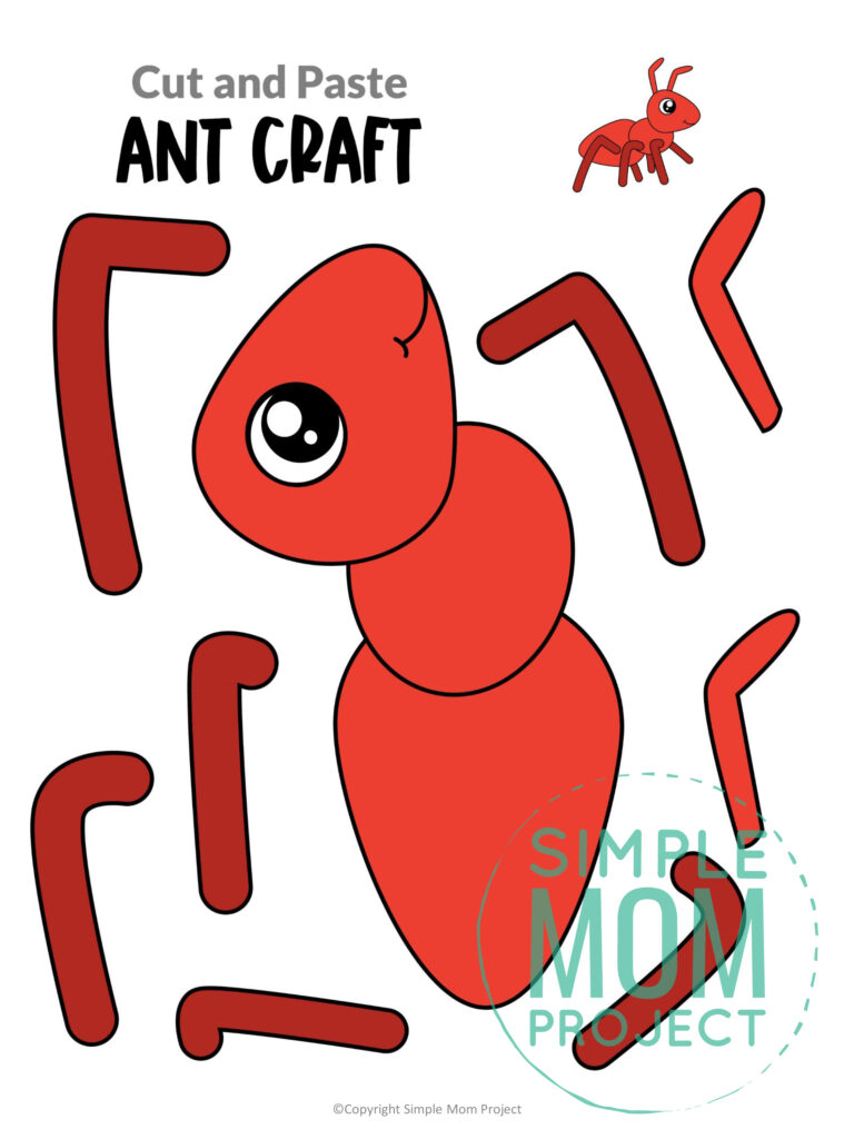 Insect & Bug Crafts Mega Bundle – 24 Printable Cut & Paste Templates ...