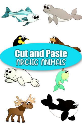 28 ULTIMATE Arctic Animal Cut and Paste Craft Templates – Simple Mom ...