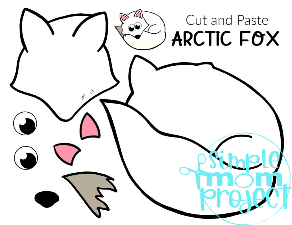28 ULTIMATE Arctic Animal Cut and Paste Craft Templates – Simple Mom ...