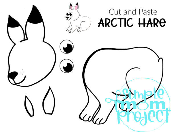 28 ULTIMATE Arctic Animal Cut and Paste Craft Templates – Simple Mom ...