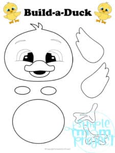20 Build-a-Farm-Animal Cut and Paste Craft Templates – Simple Mom ...