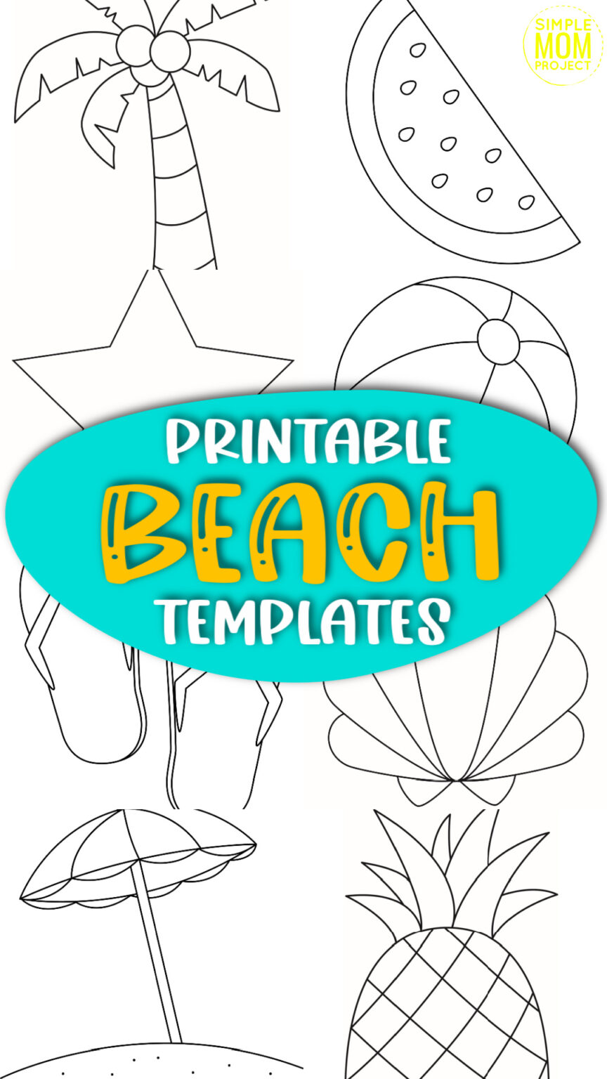 22 Sun, Sand, and Summer Printables, Coloring Pages, Templates Galore ...