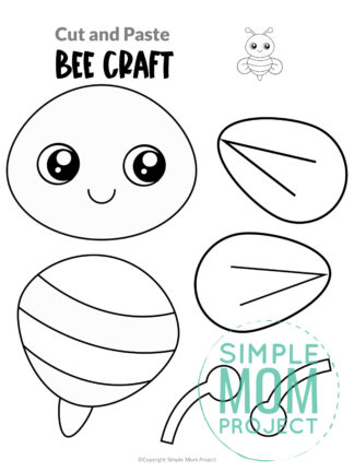 Insect & Bug Crafts Mega Bundle – 24 Printable Cut & Paste Templates ...
