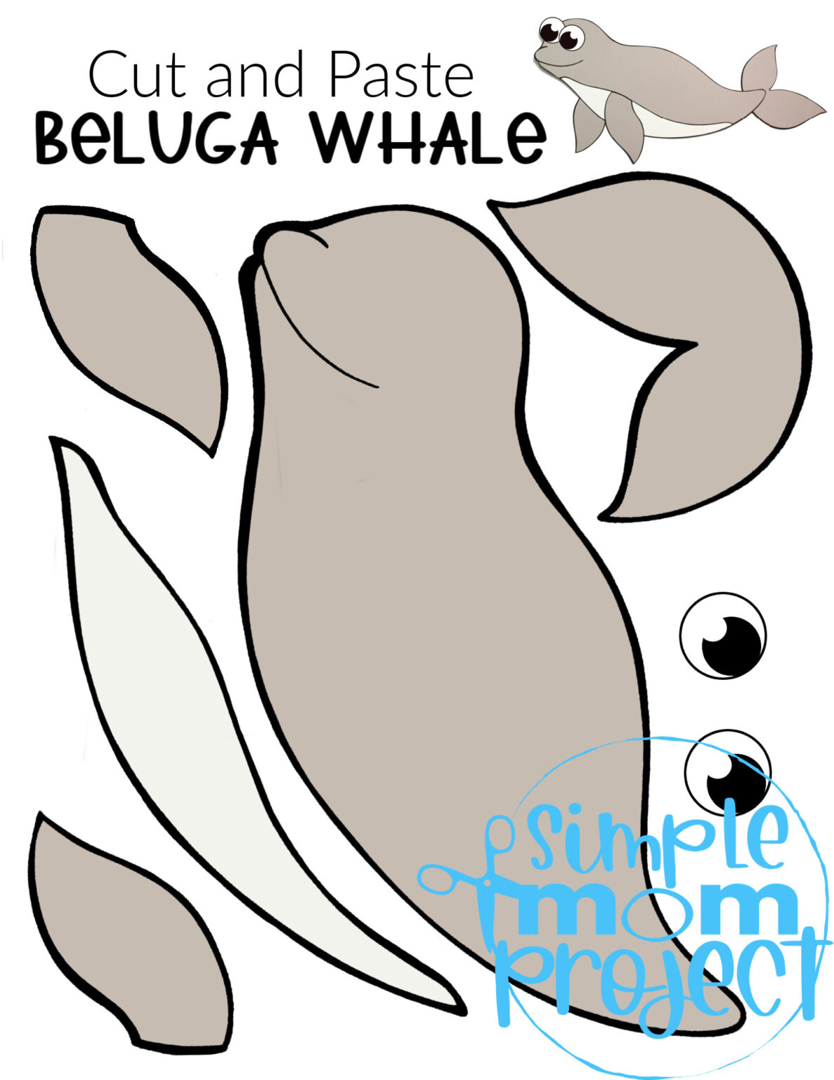 28 ULTIMATE Arctic Animal Cut and Paste Craft Templates – Simple Mom ...