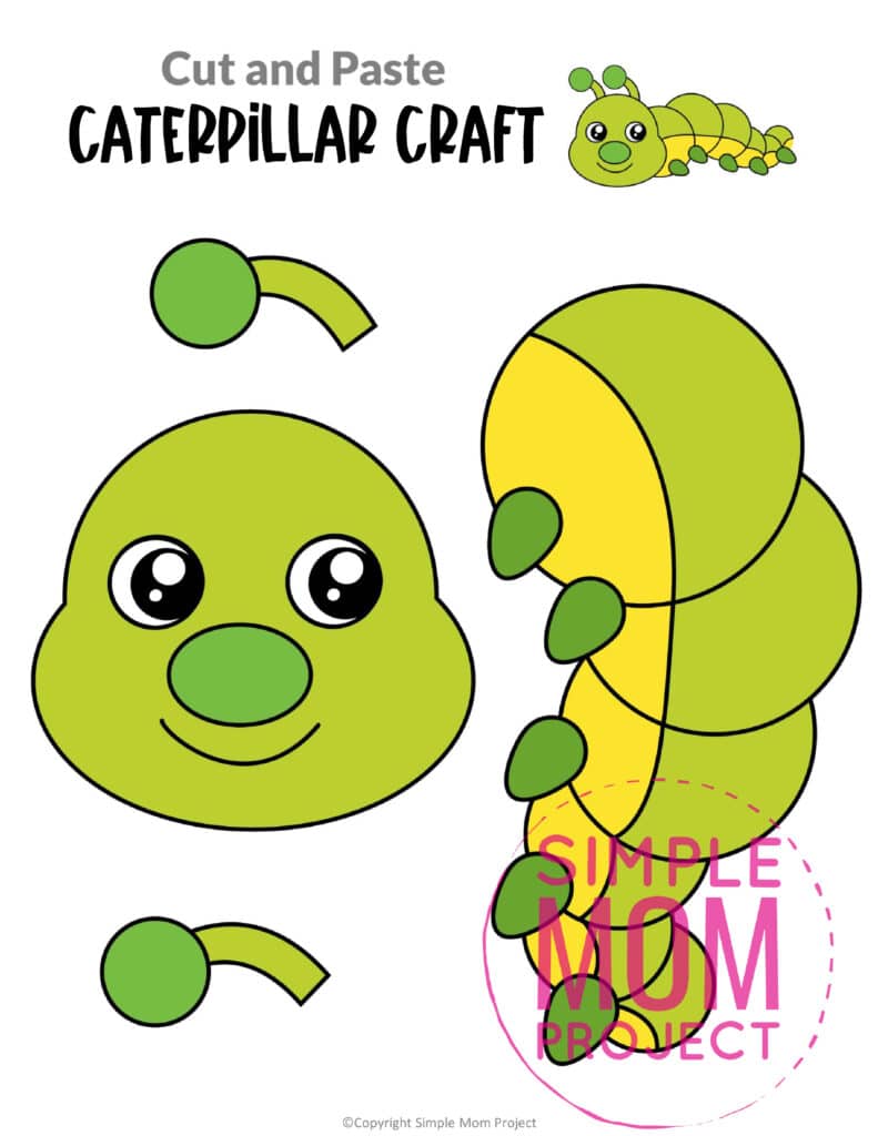 Insect & Bug Crafts Mega Bundle – 24 Printable Cut & Paste Templates ...