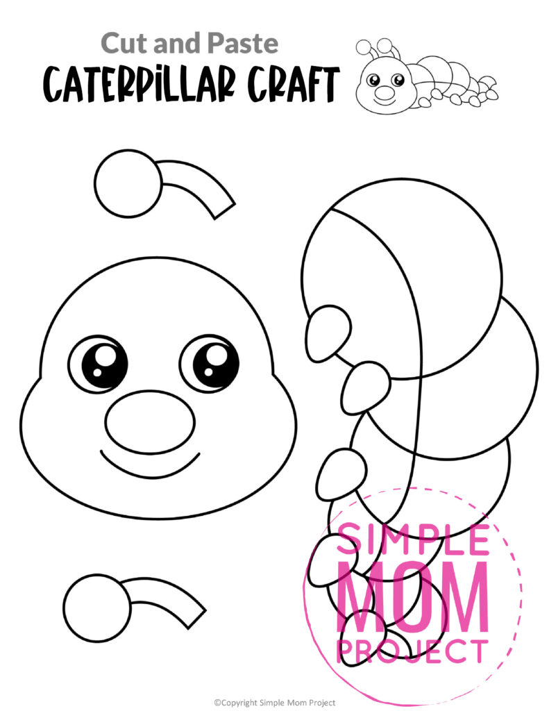 Insect & Bug Crafts Mega Bundle – 24 Printable Cut & Paste Templates ...