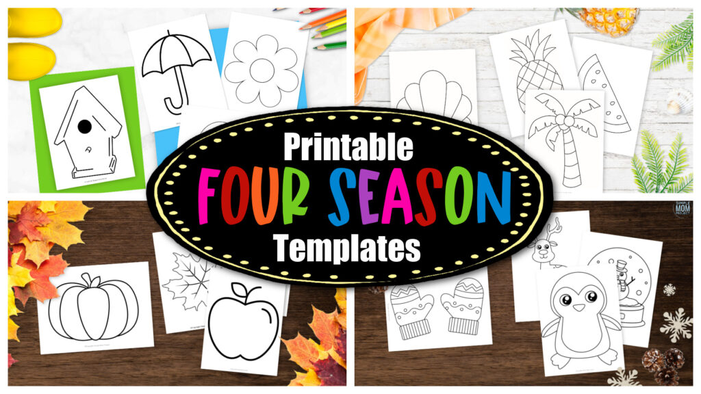 100+ Four-Season Printable Templates for Kids Crafts – Simple Mom ...