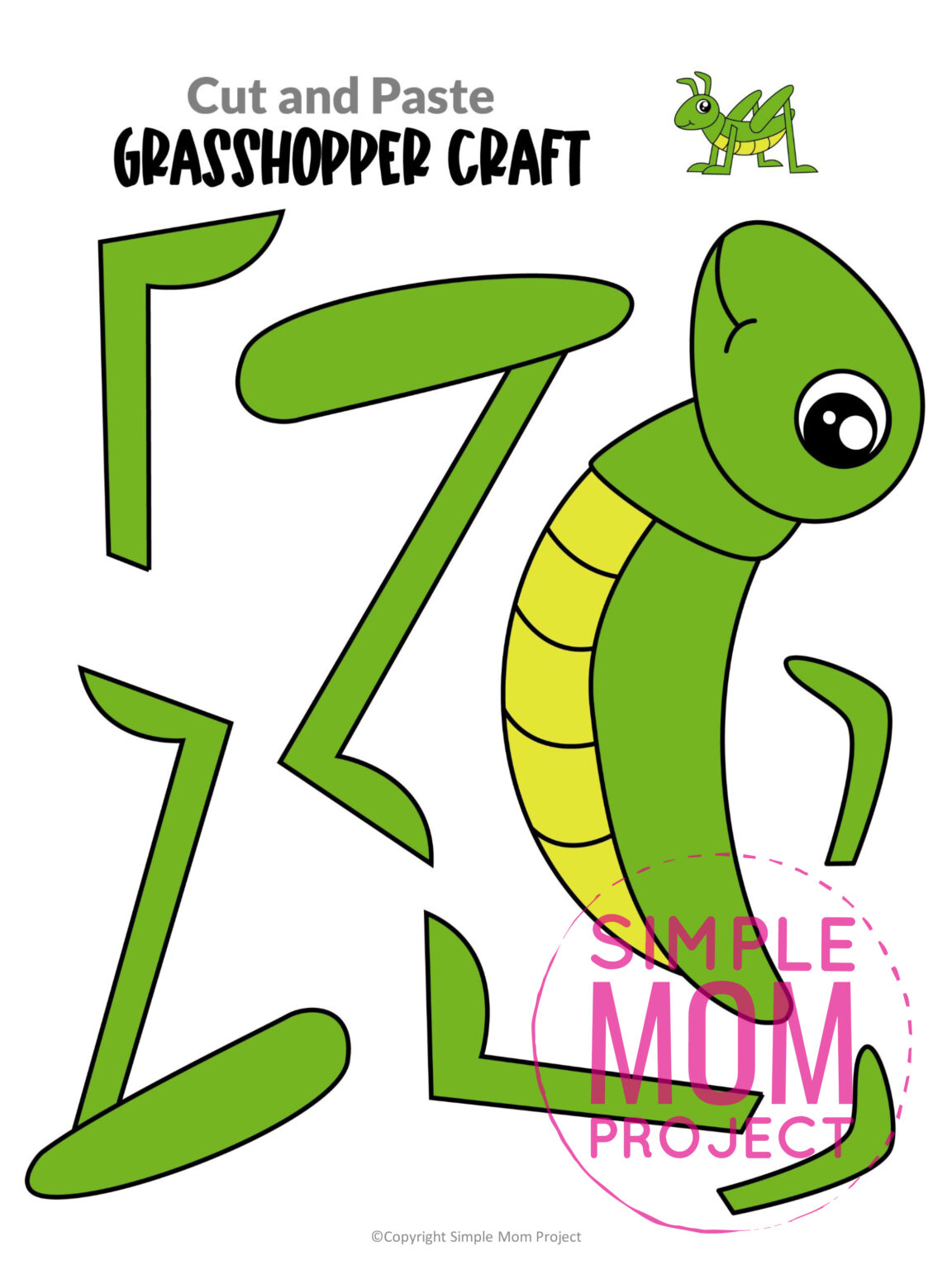 Insect & Bug Crafts Mega Bundle – 24 Printable Cut & Paste Templates ...