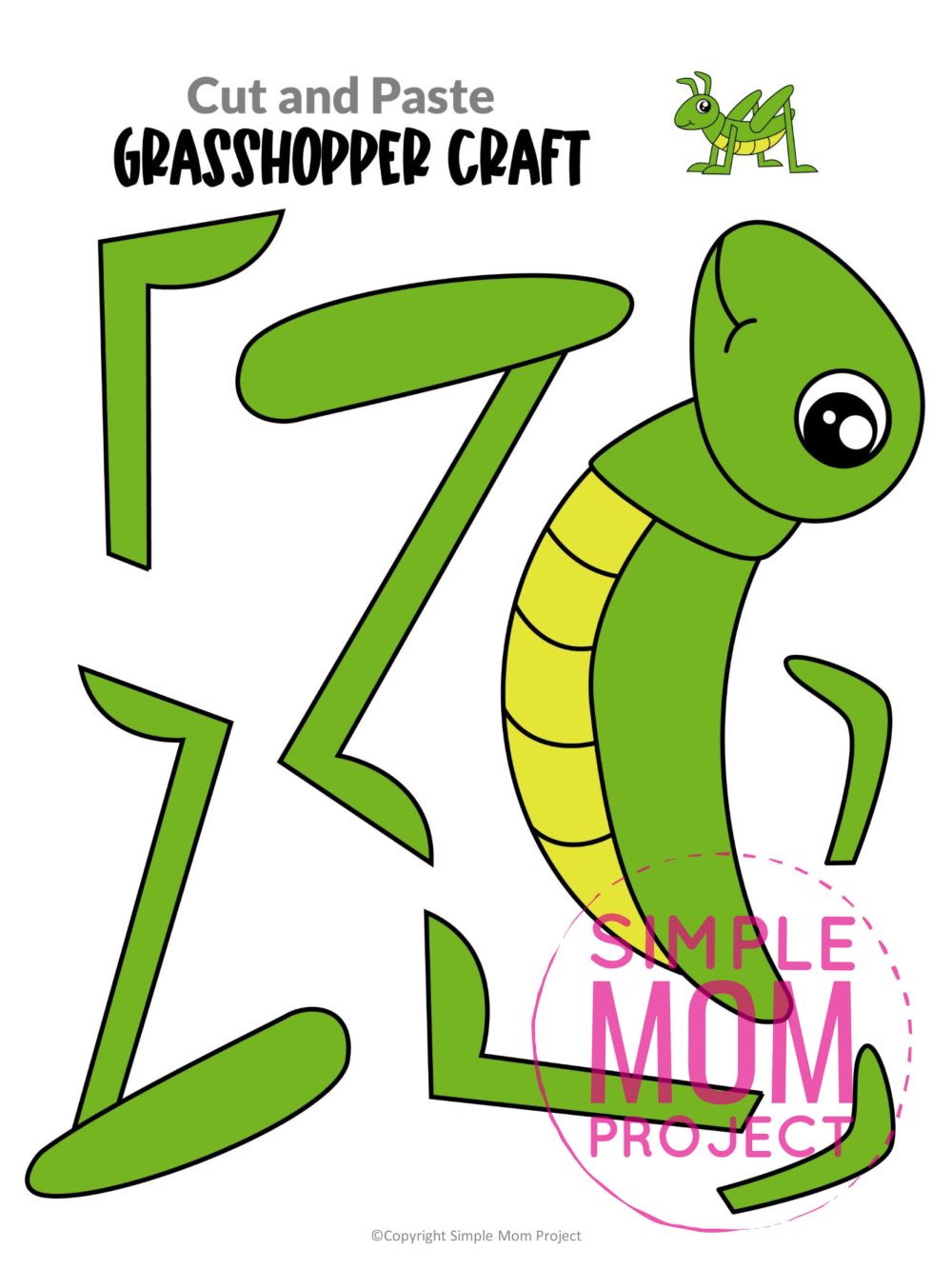 Insect & Bug Crafts Mega Bundle – 24 Printable Cut & Paste Templates ...