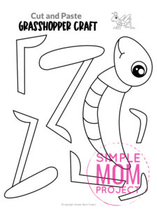 Insect & Bug Crafts Mega Bundle – 24 Printable Cut & Paste Templates ...
