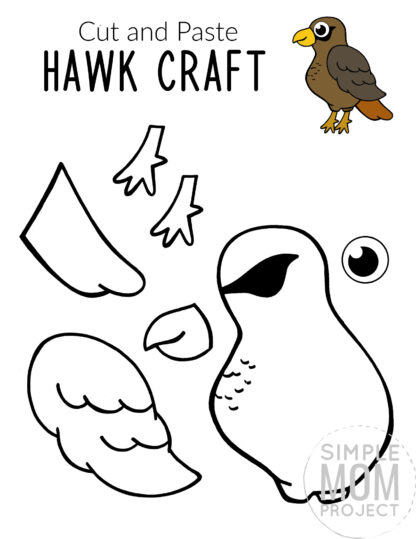 Bird Crafts Mega Bundle – 30 Printable Cut & Paste Templates (Color ...