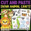 20 Safari Animal Cut and Paste Printable Craft Templates for Kids ...