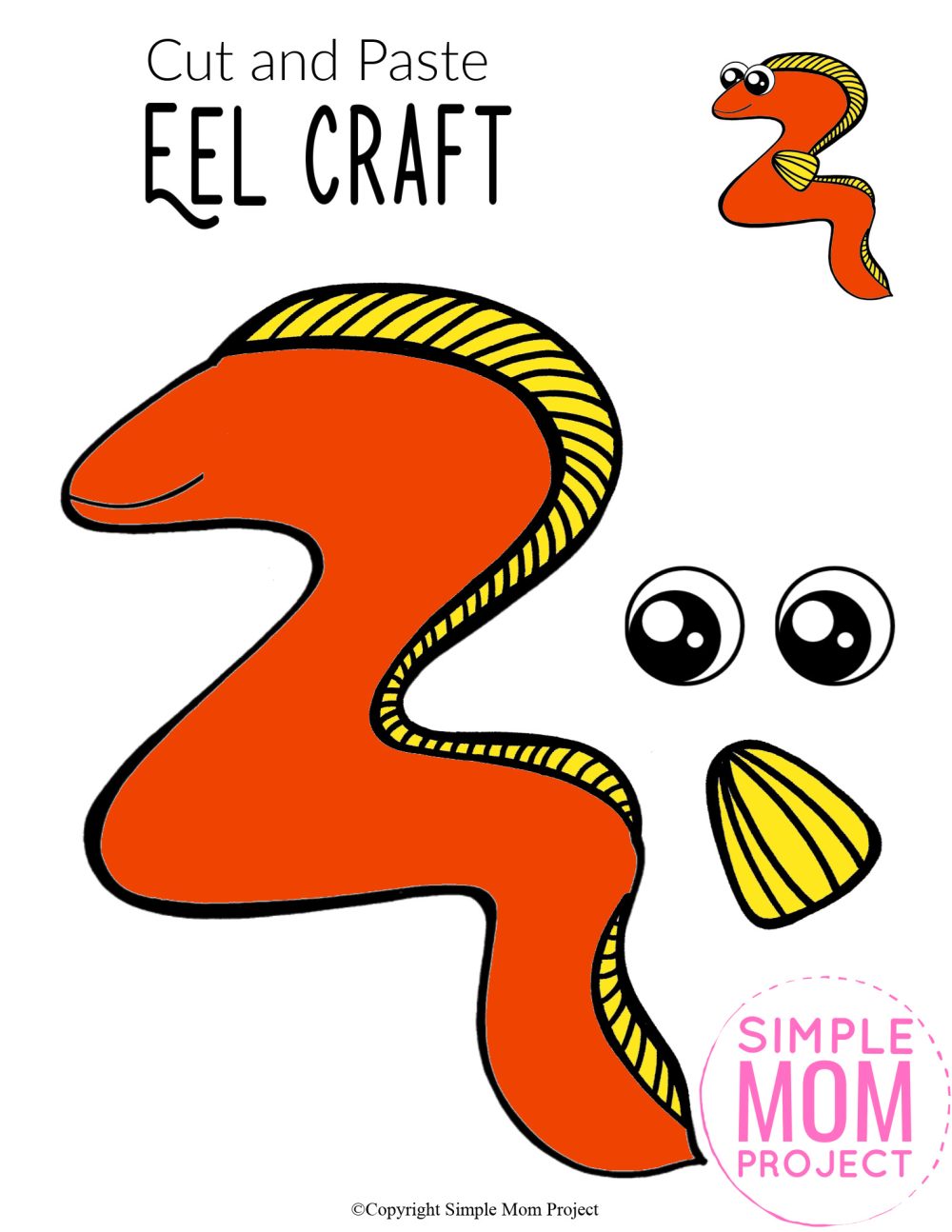 Ocean Animal Crafts Mega Bundle – 45 Printable Cut & Paste Templates ...