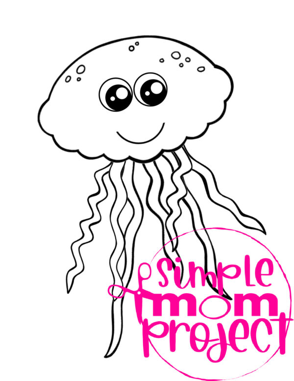 40 Ocean Animal Printable Templates and Coloring Pages – Simple Mom ...