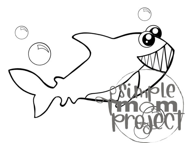 40 Ocean Animal Printable Templates and Coloring Pages – Simple Mom ...