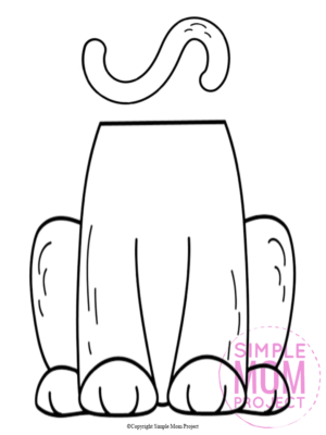 Black and White Zoo Animal Puppet Craft Templates - Simple Mom Project ...