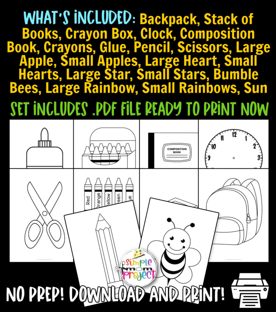Back-to-School Printable Templates - Simple Mom Project Store