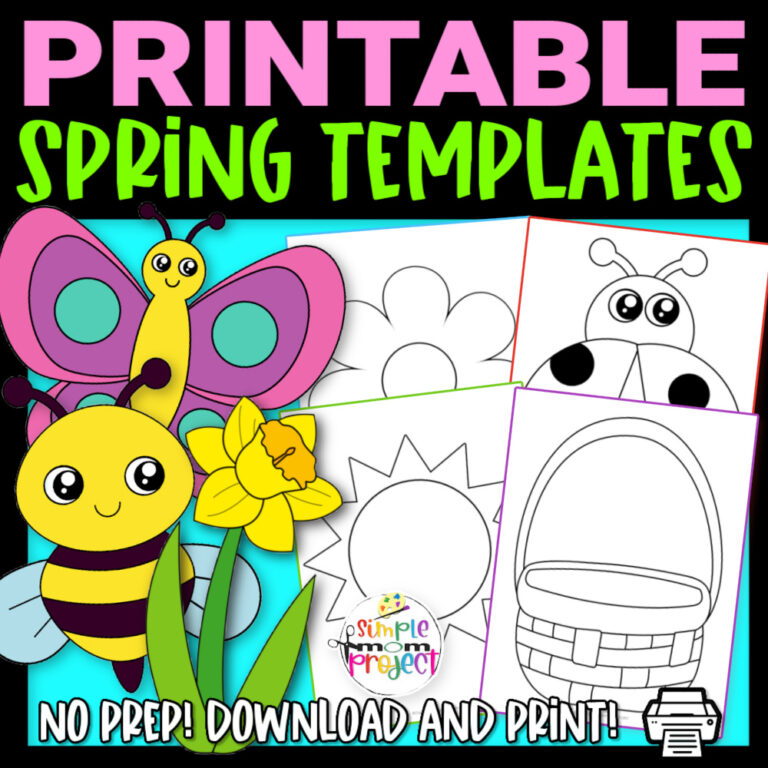 Spring Printable Templates - Simple Mom Project Store
