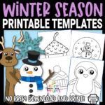 Winter Printable Templates - Simple Mom Project Store