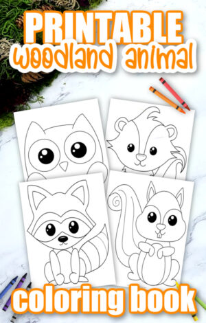 10 Woodland Animal Printable Templates For Kids – Simple Mom Project Store