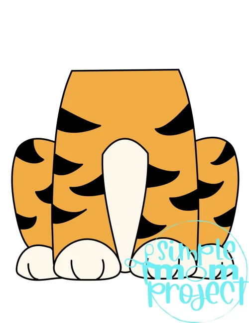 Tiger Paper Bag Puppet – Printable Craft Template for Kids - Simple Mom ...