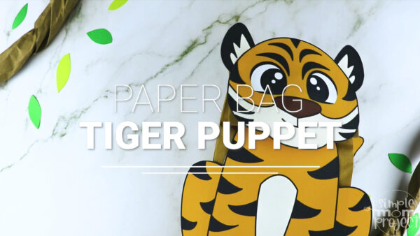 Easy and Fun Tiger Paper Bag Puppet Craft Printable Template – Simple ...