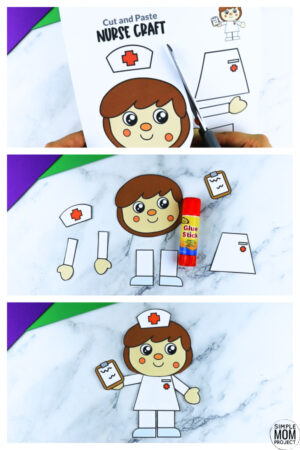 10 Full Colored Community Helper Craft Templates – Simple Mom Project Store