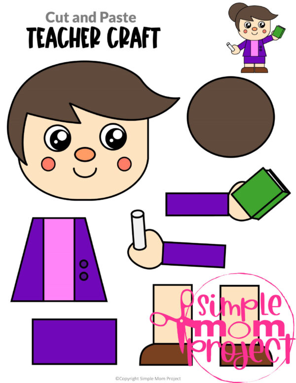 10 Full Colored Community Helper Craft Templates – Simple Mom Project Store